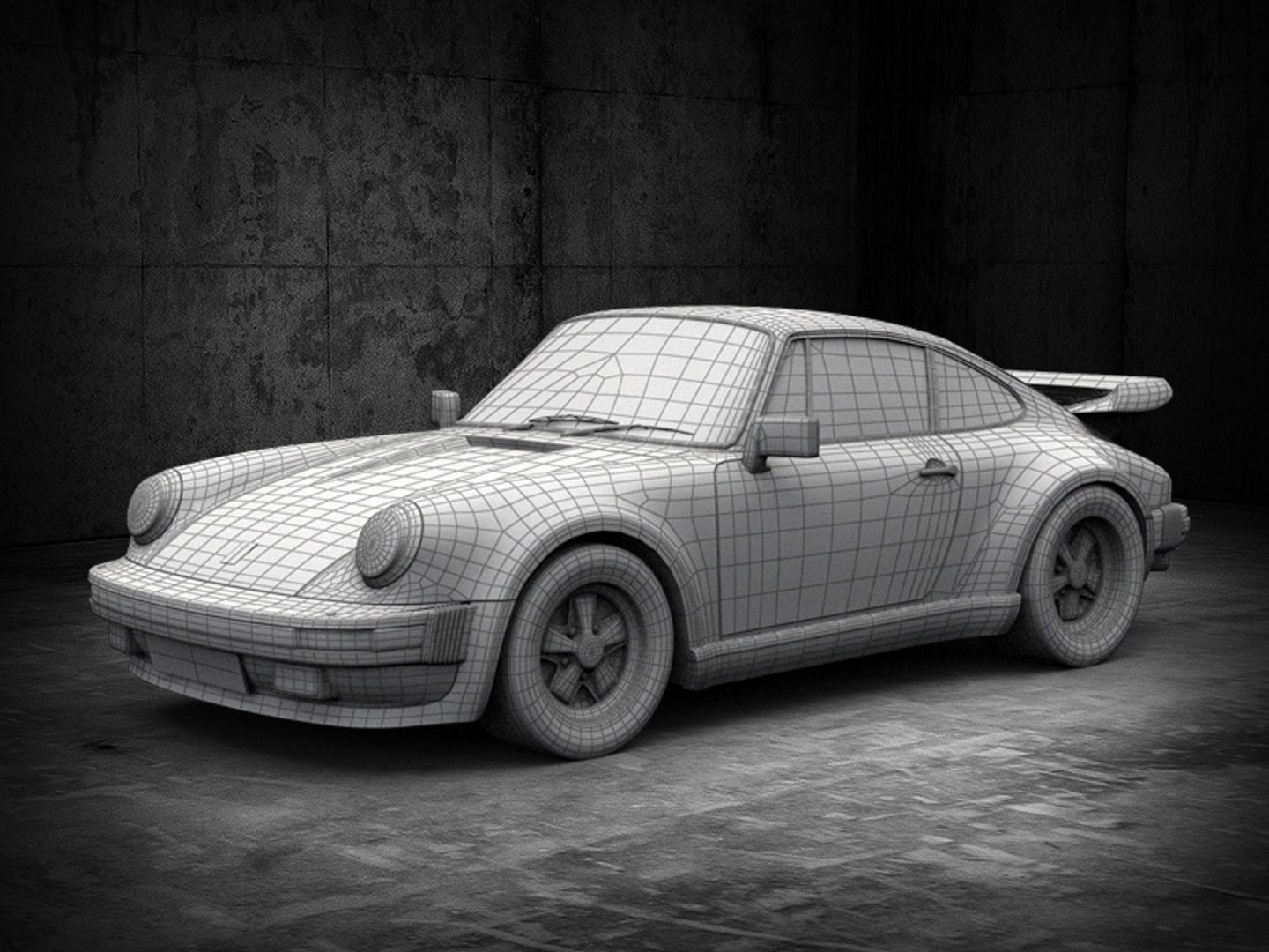 3d model porsche 911 930