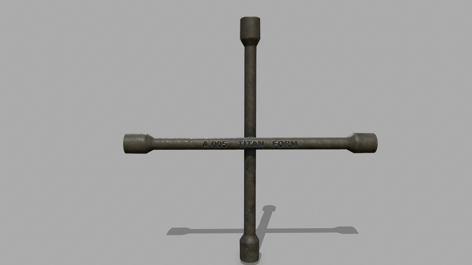 3D Model Lug Wrench - TurboSquid 1526504