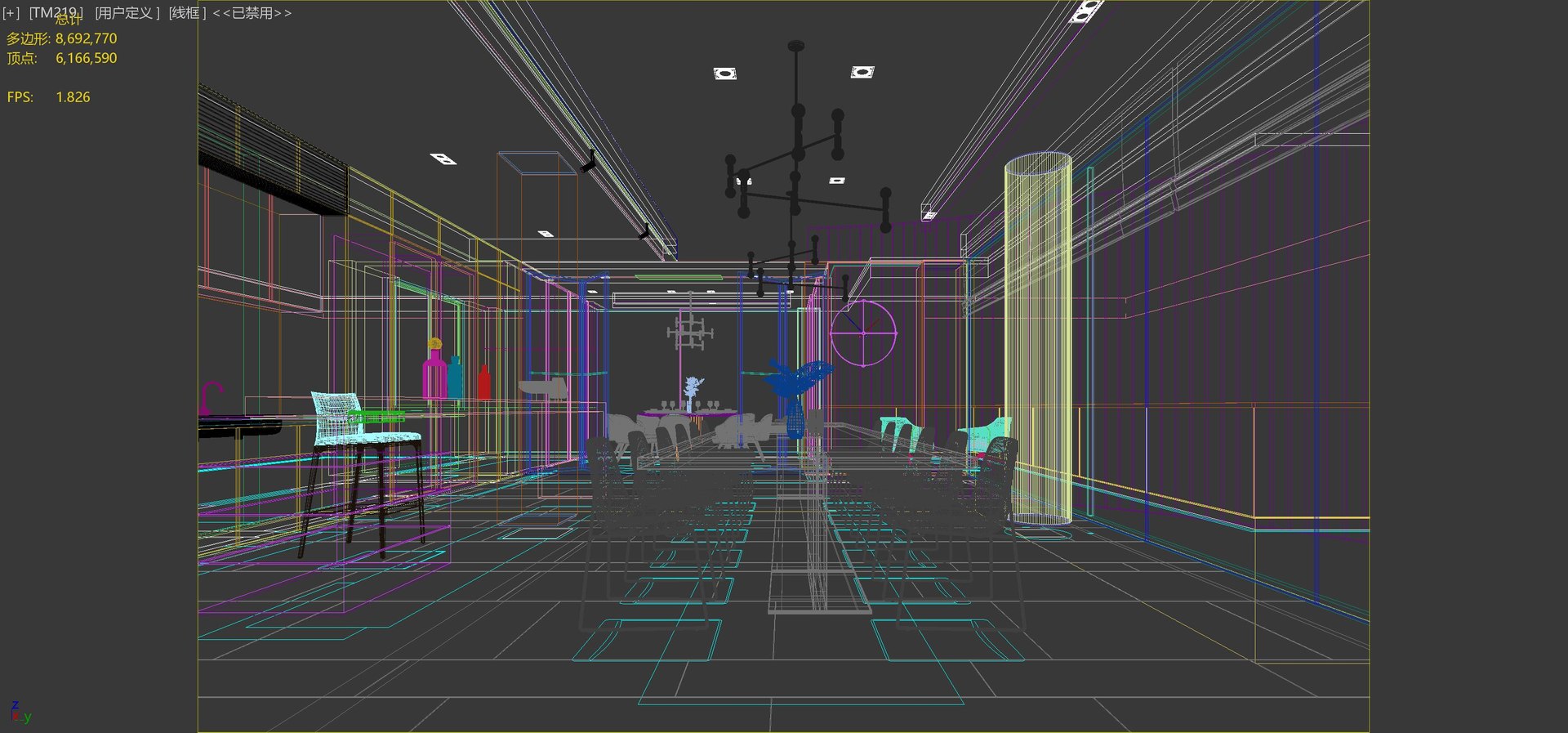 TM01-Contemporary Luxury Interior Scene by 3dmax 3D model - TurboSquid 2091788