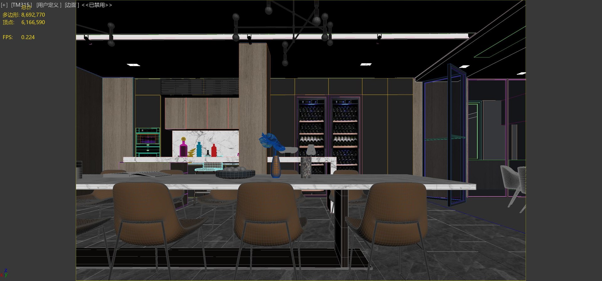 TM01-Contemporary Luxury Interior Scene by 3dmax 3D model - TurboSquid ...