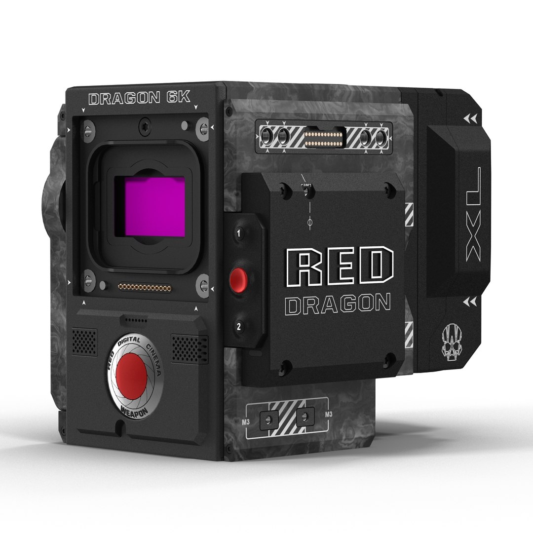 3d Model Red Weapon Dragon 6k