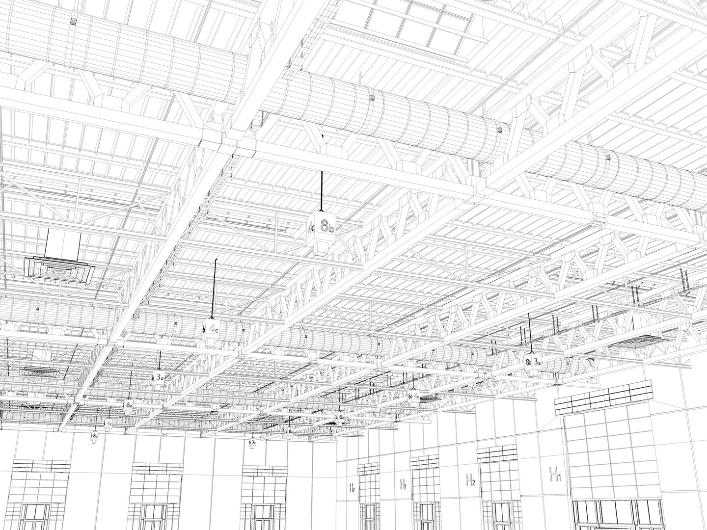 Exhibition Hall Warehouse 31 3D model - TurboSquid 2080921