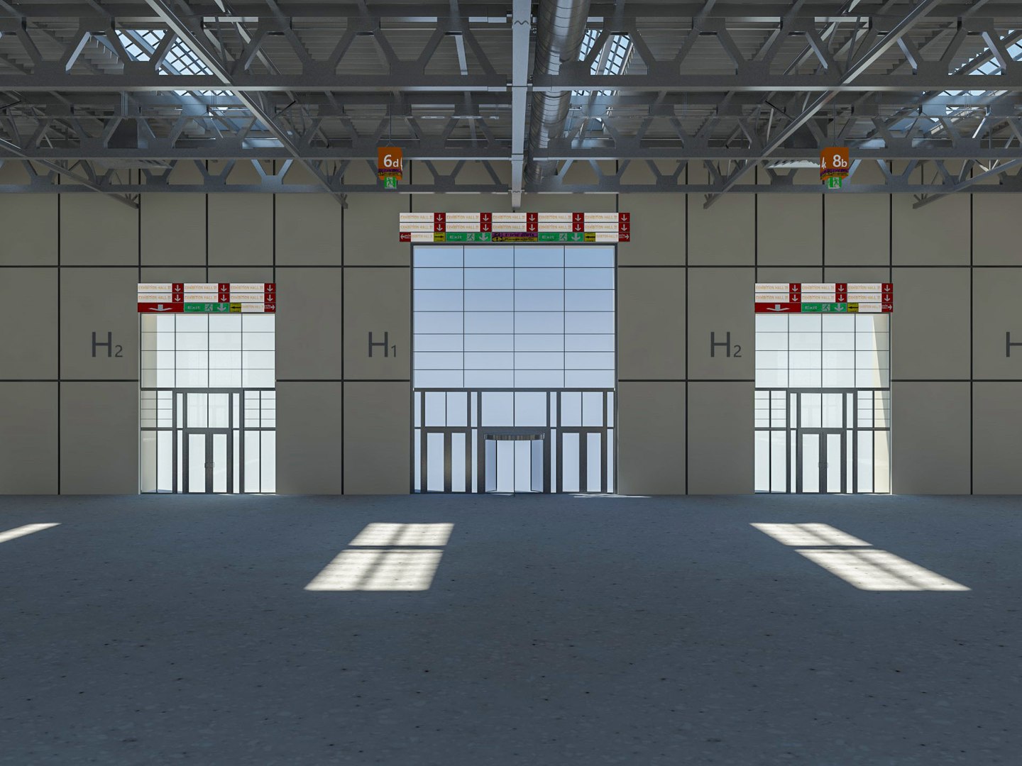 Exhibition Hall Warehouse 31 3D Model - TurboSquid 2080921