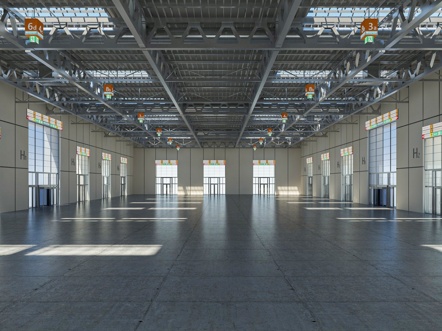 Exhibition Hall Warehouse 31 3D model - TurboSquid 2080921