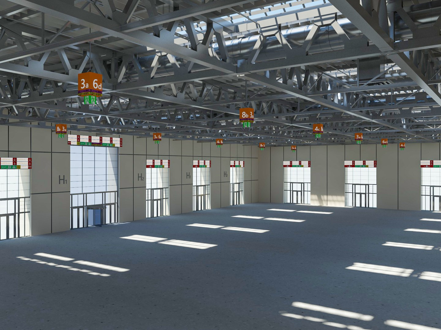 Exhibition Hall Warehouse 31 3D Model - TurboSquid 2080921