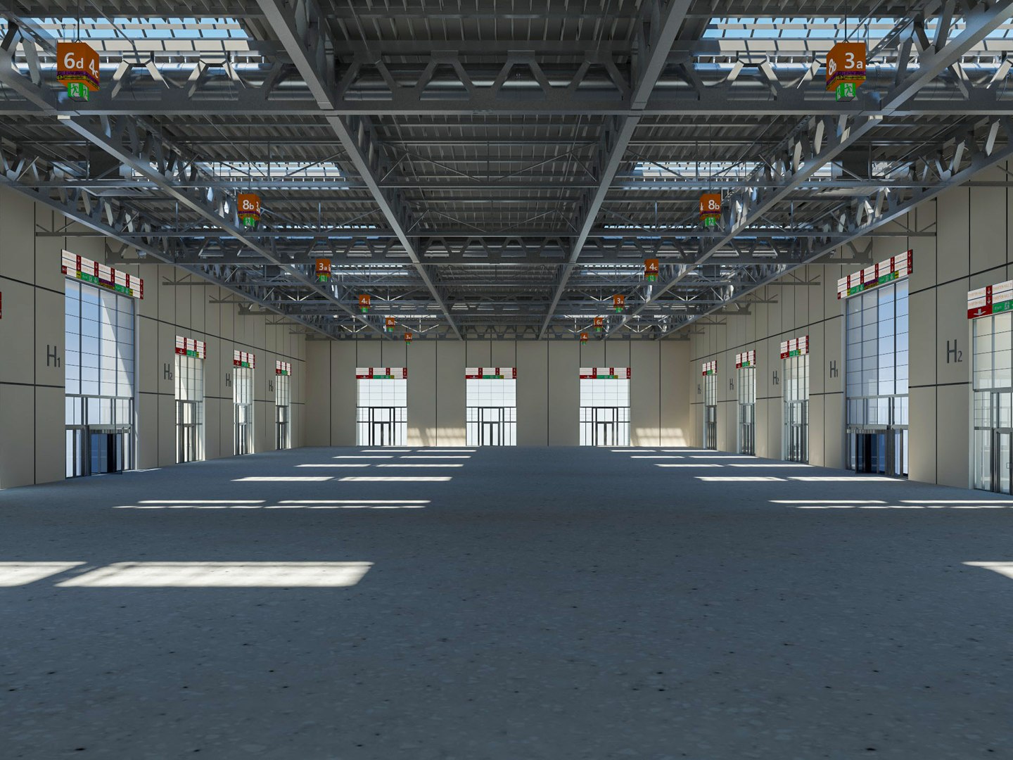Exhibition Hall Warehouse 31 3D Model - TurboSquid 2080921