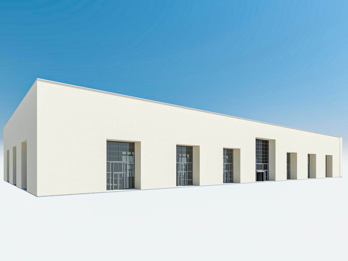 Exhibition Hall Warehouse 31 3D Model - TurboSquid 2080921