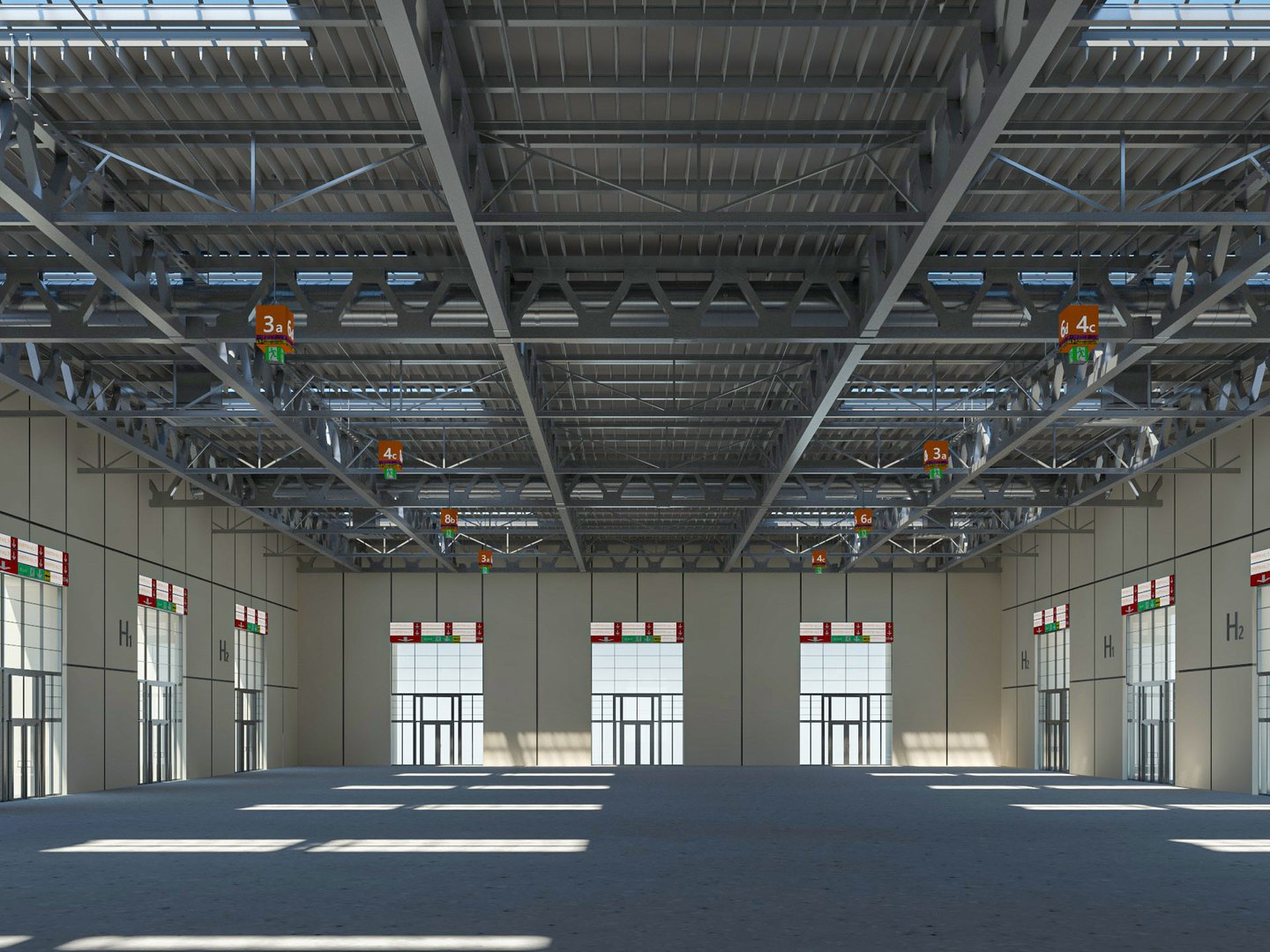 Exhibition Hall Warehouse 31 3D Model - TurboSquid 2080921