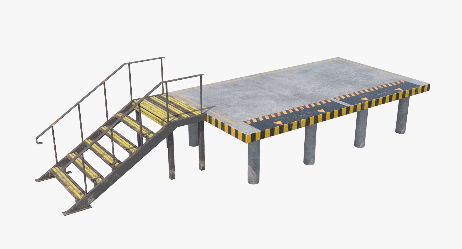 3D Loading Platform - TurboSquid 1375034