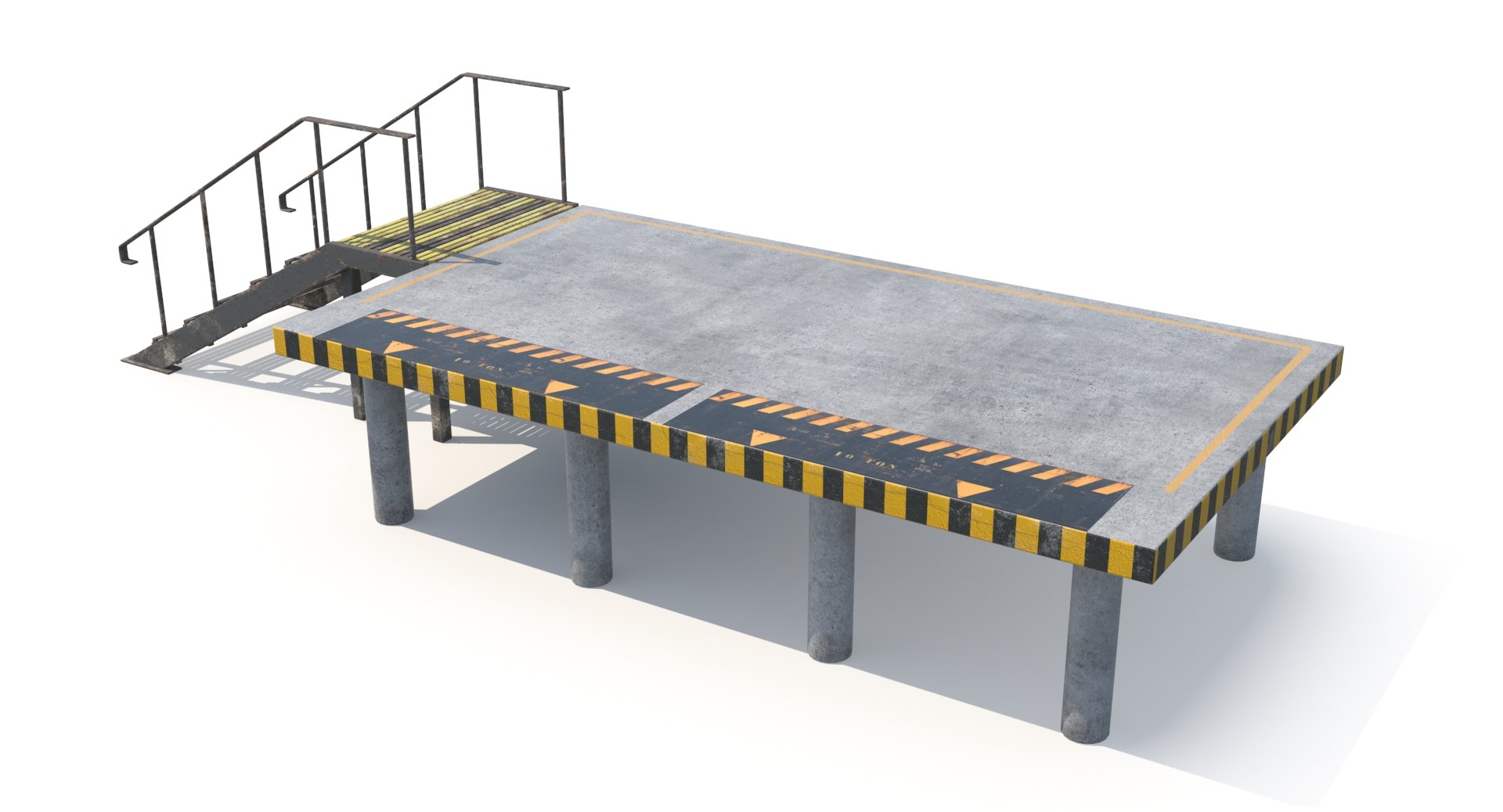 3D Loading Platform - TurboSquid 1375034