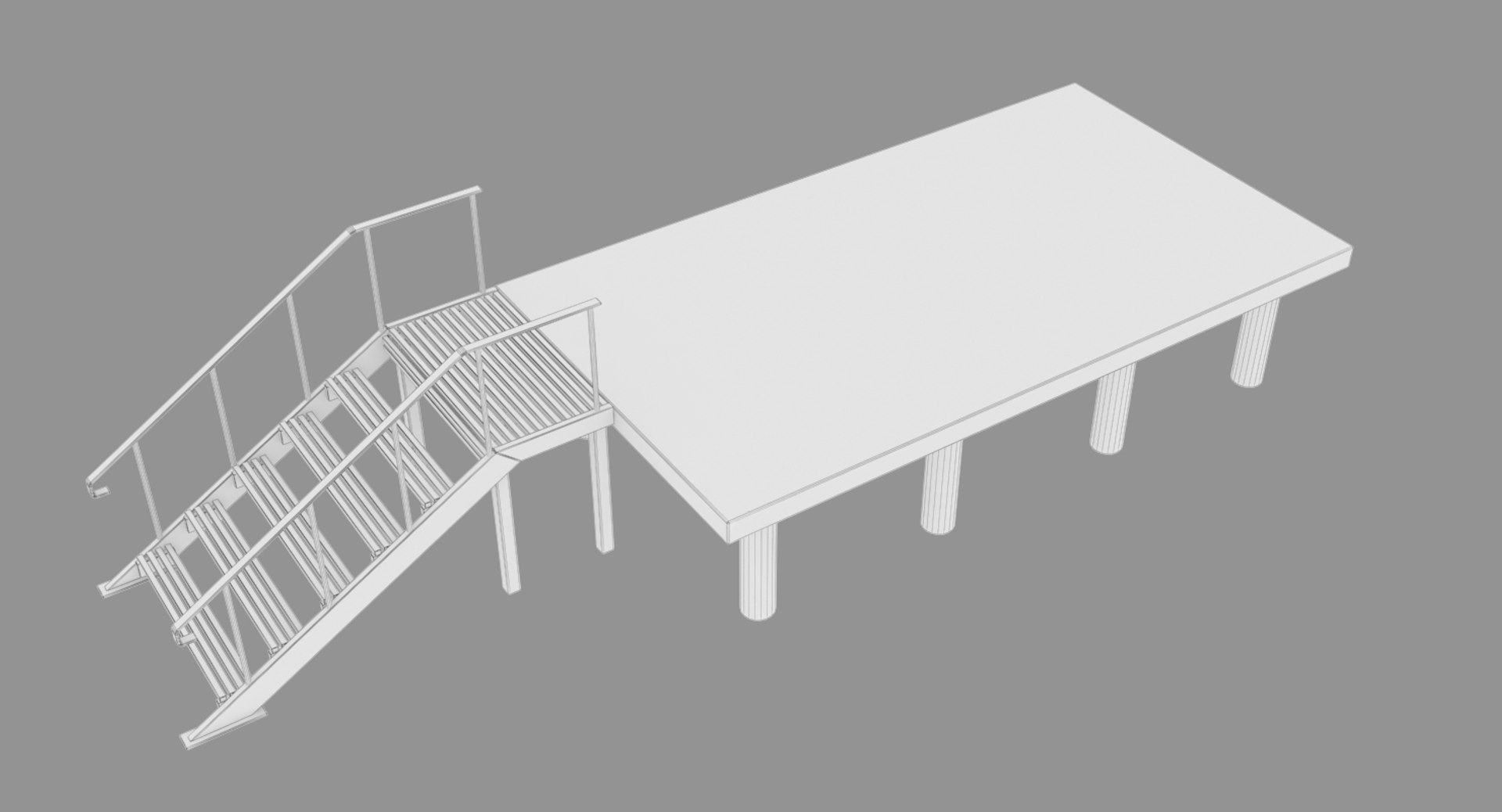 3D Loading Platform - TurboSquid 1375034