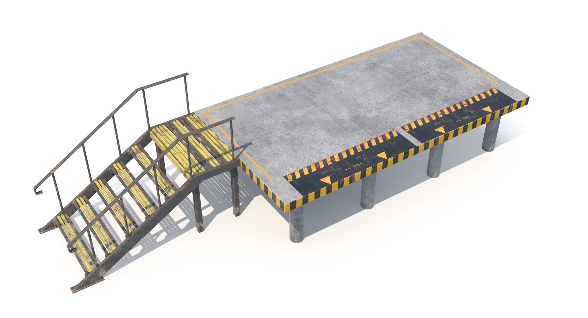 3D Loading Platform - TurboSquid 1375034