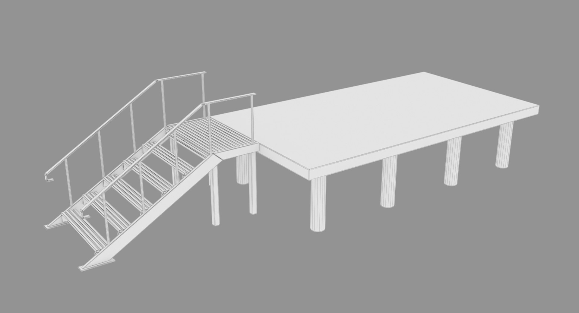 3D Loading Platform - TurboSquid 1375034