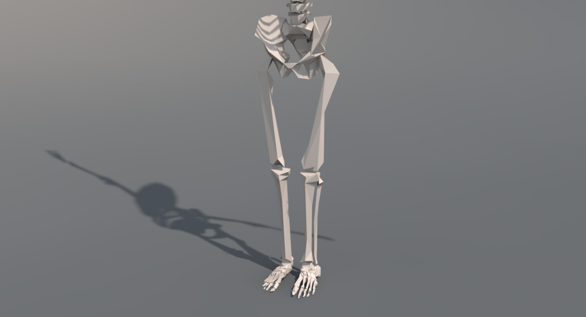 Stylized Rigged Skeleton Animation 3d X
