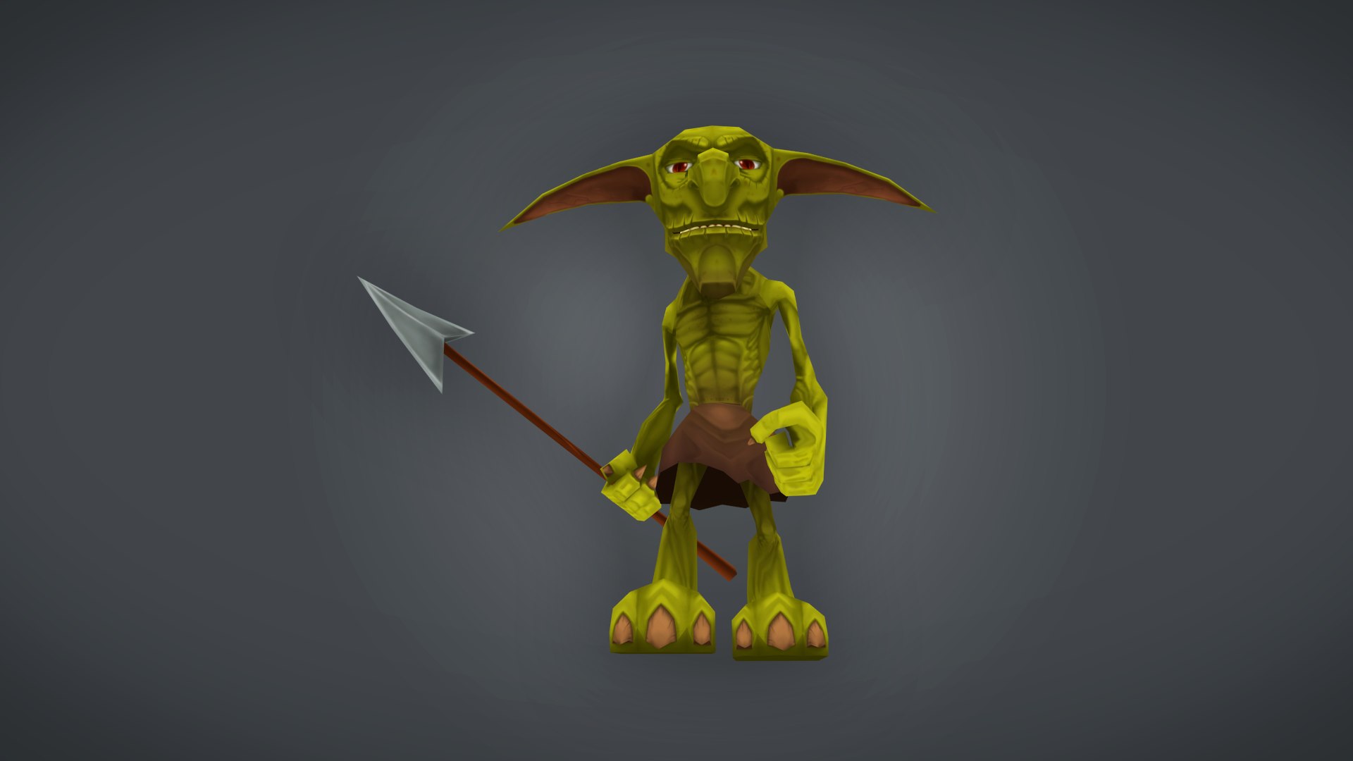 3d Goblin Monster Model