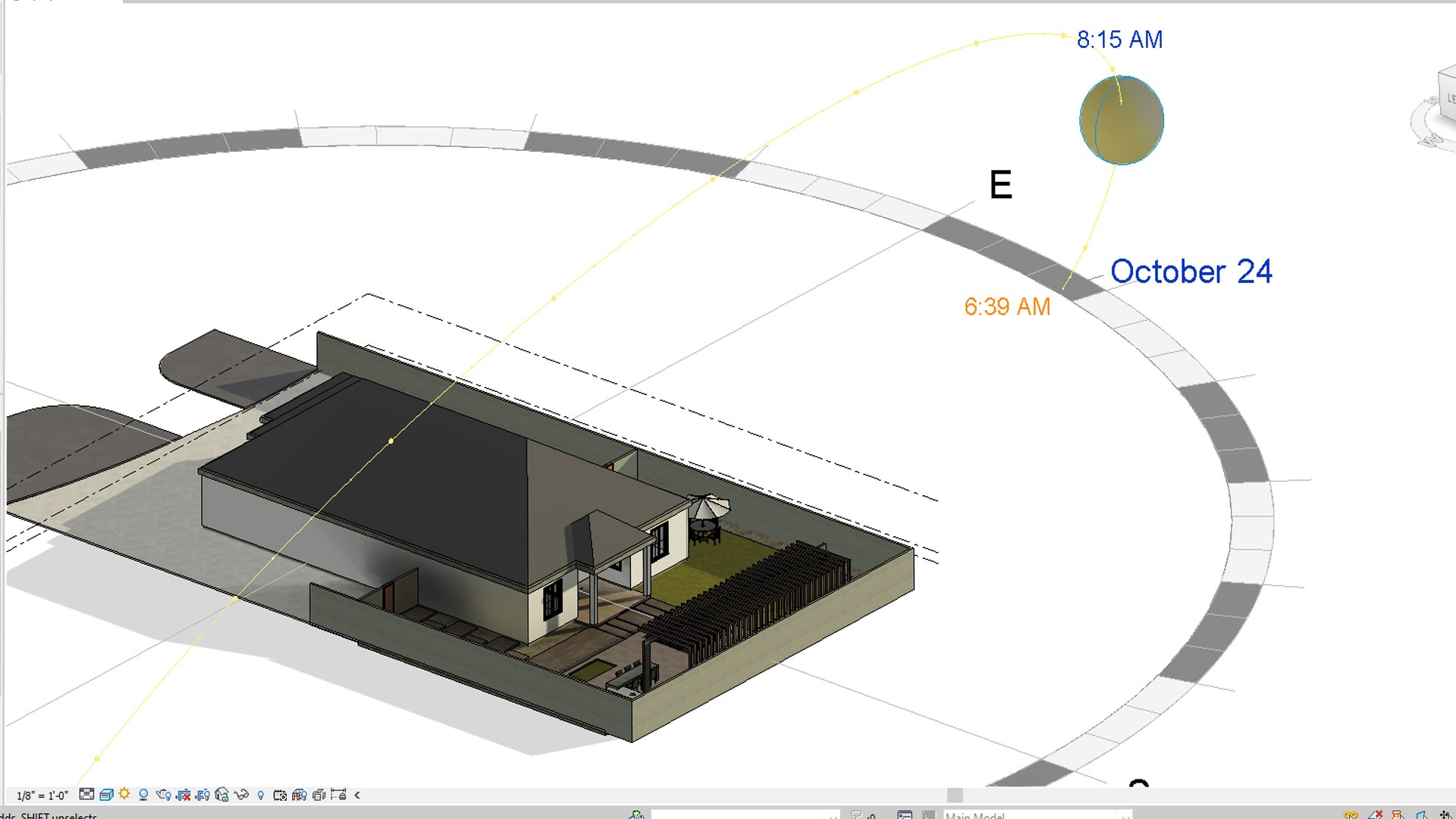 Villa Backyard American Style House Landscape Revit Lumion FBX CAD 3D Model - TurboSquid 2117069