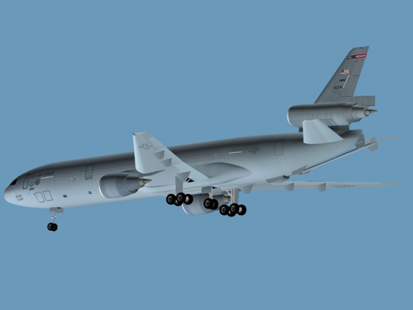 3d Model Kc-10a Extender Kc-10