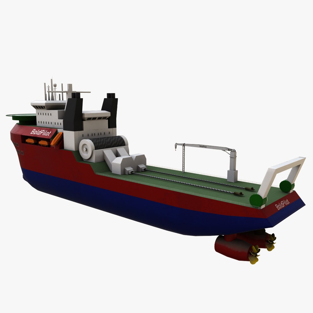 Ocean Tug Vessel 3D Model - TurboSquid 1393323