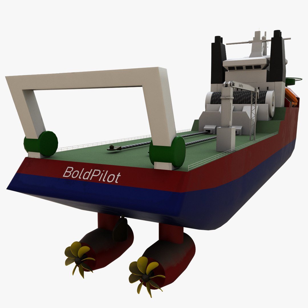 Ocean Tug Vessel 3D Model - TurboSquid 1393323