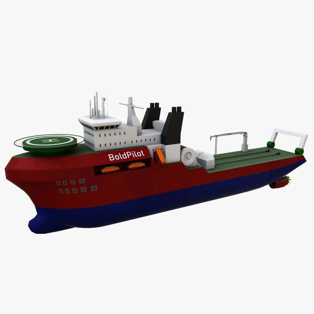 Ocean Tug Vessel 3D Model - TurboSquid 1393323
