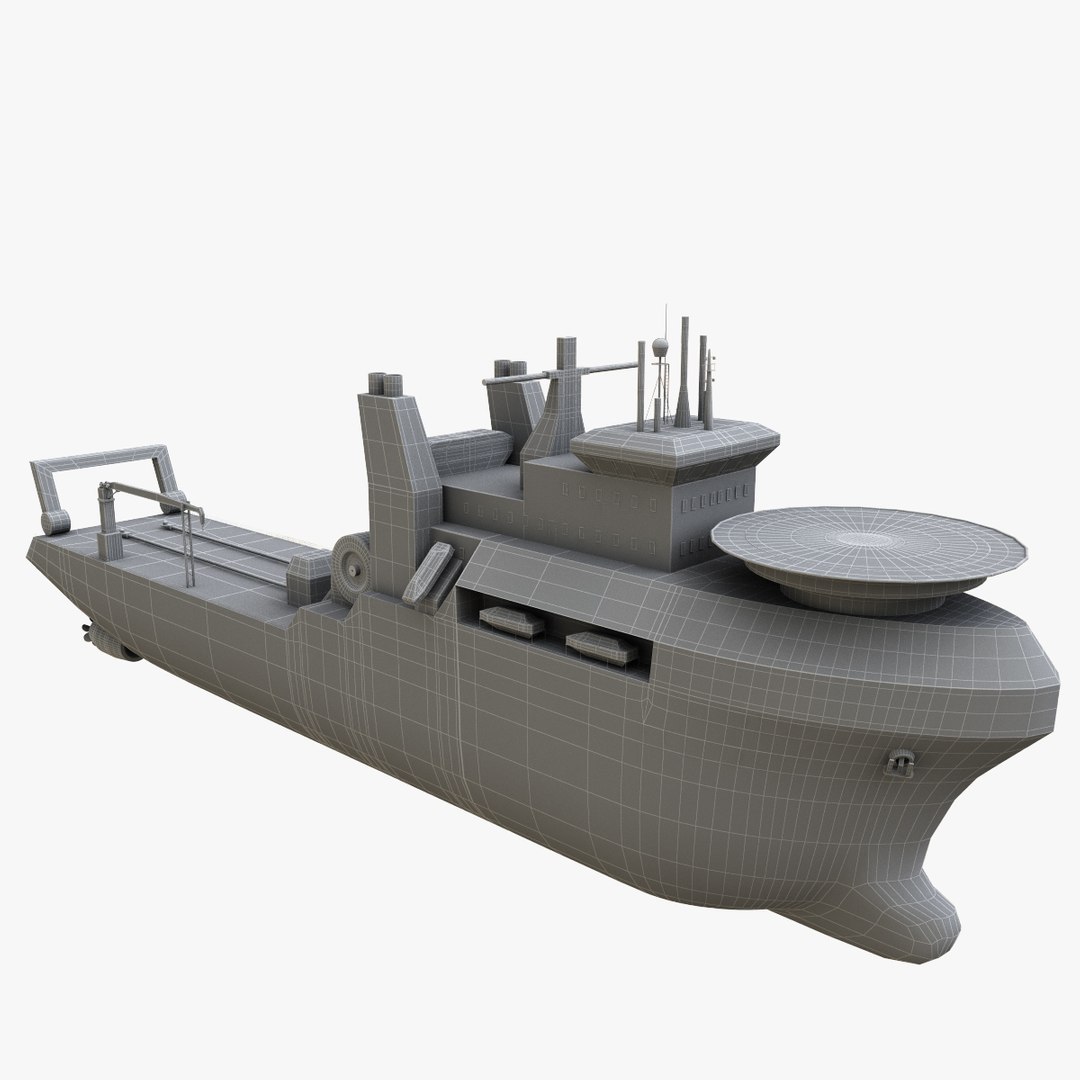 Ocean Tug Vessel 3D Model - TurboSquid 1393323