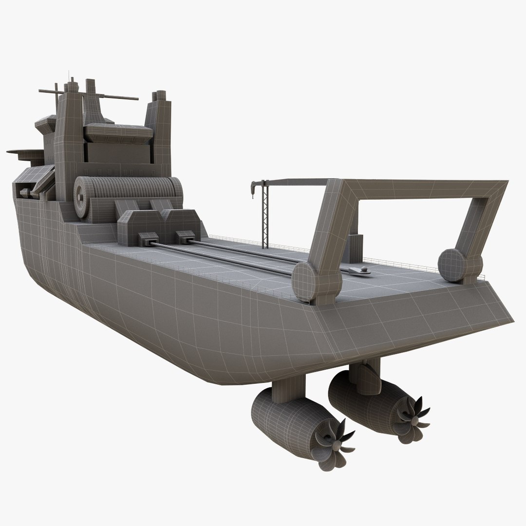 Ocean Tug Vessel 3D Model - TurboSquid 1393323