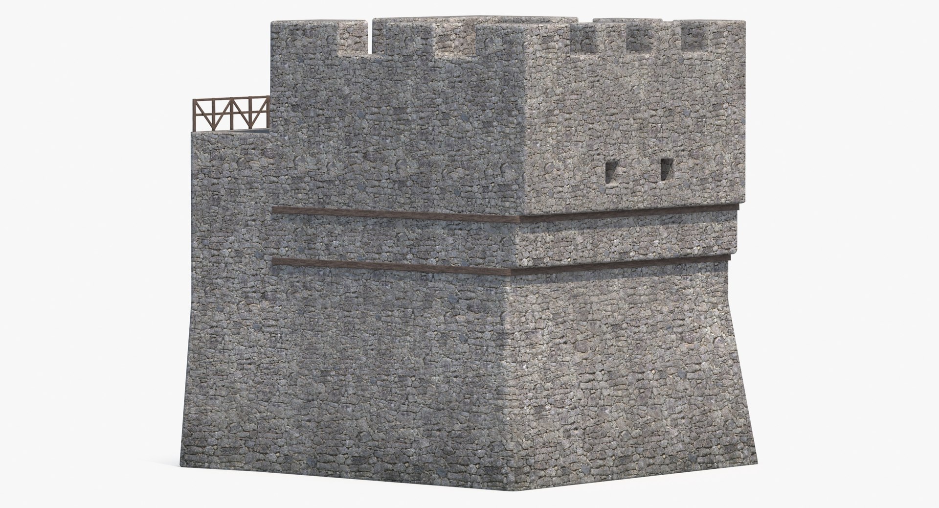 3D Model Medieval Tower 04 - TurboSquid 2124442