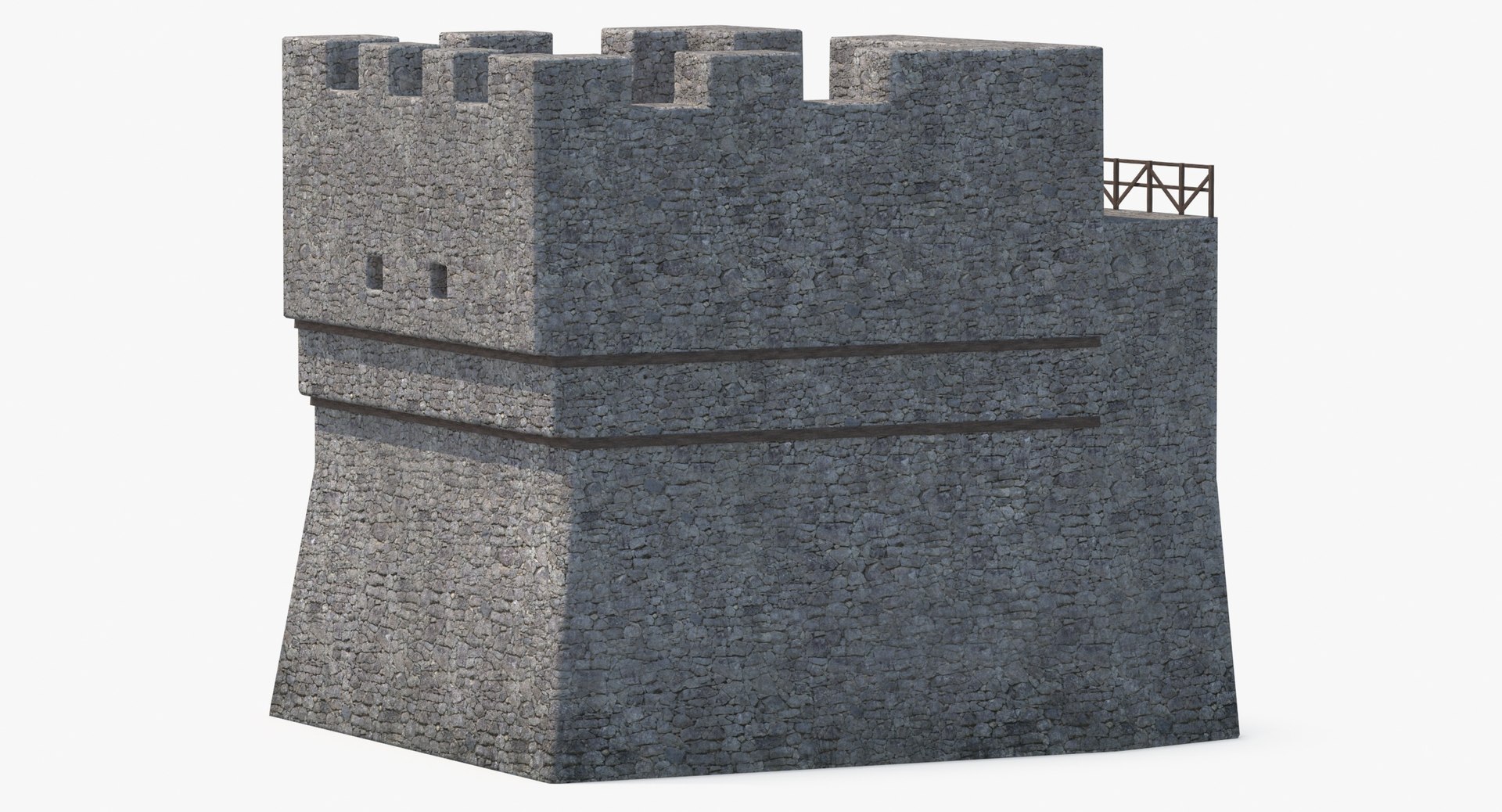 3D Model Medieval Tower 04 - TurboSquid 2124442