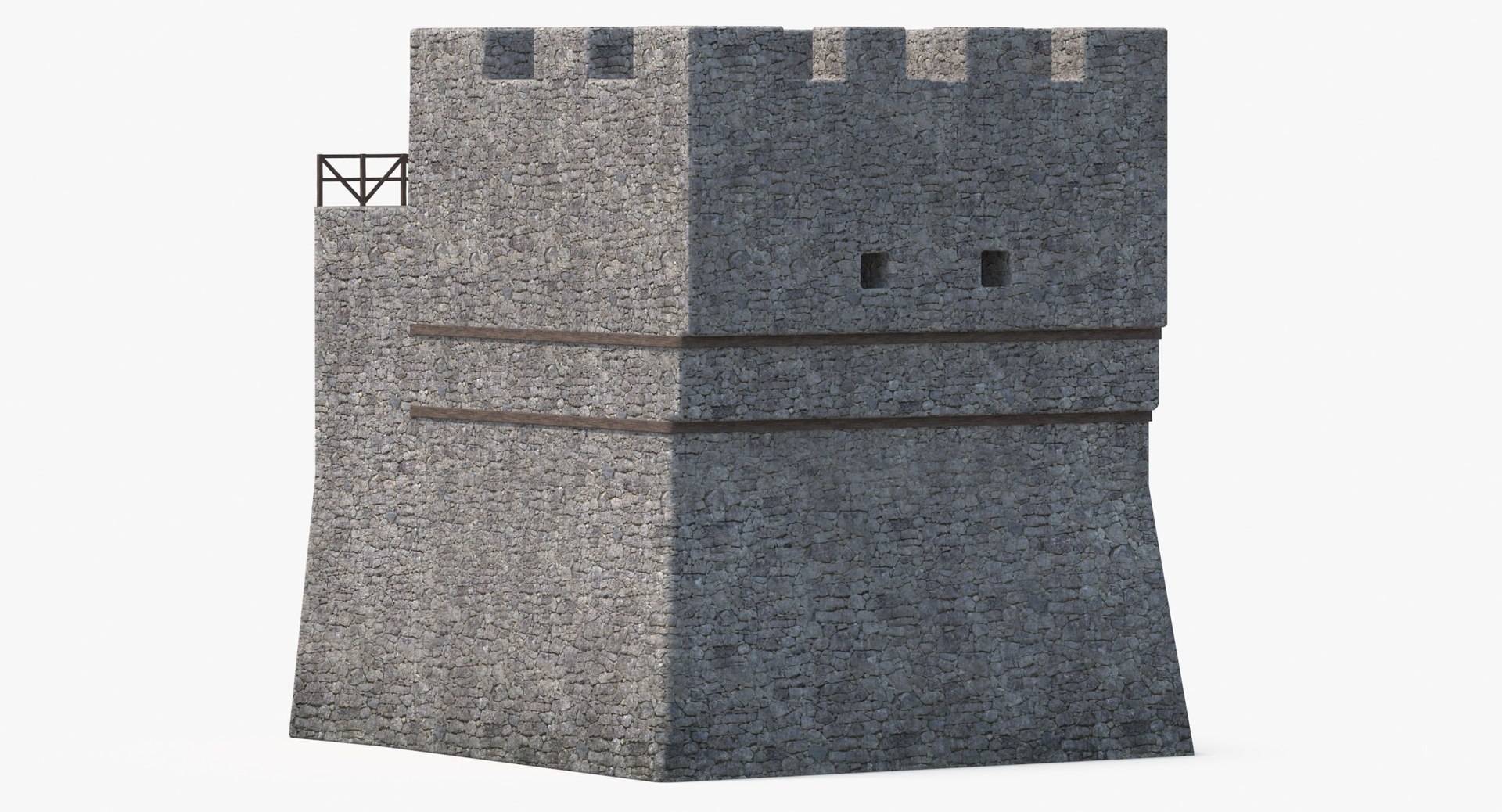 3D Model Medieval Tower 04 - TurboSquid 2124442