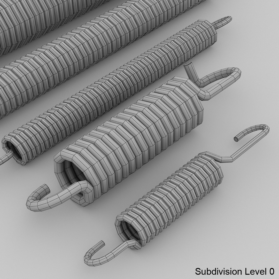 3d Model Spring Metal