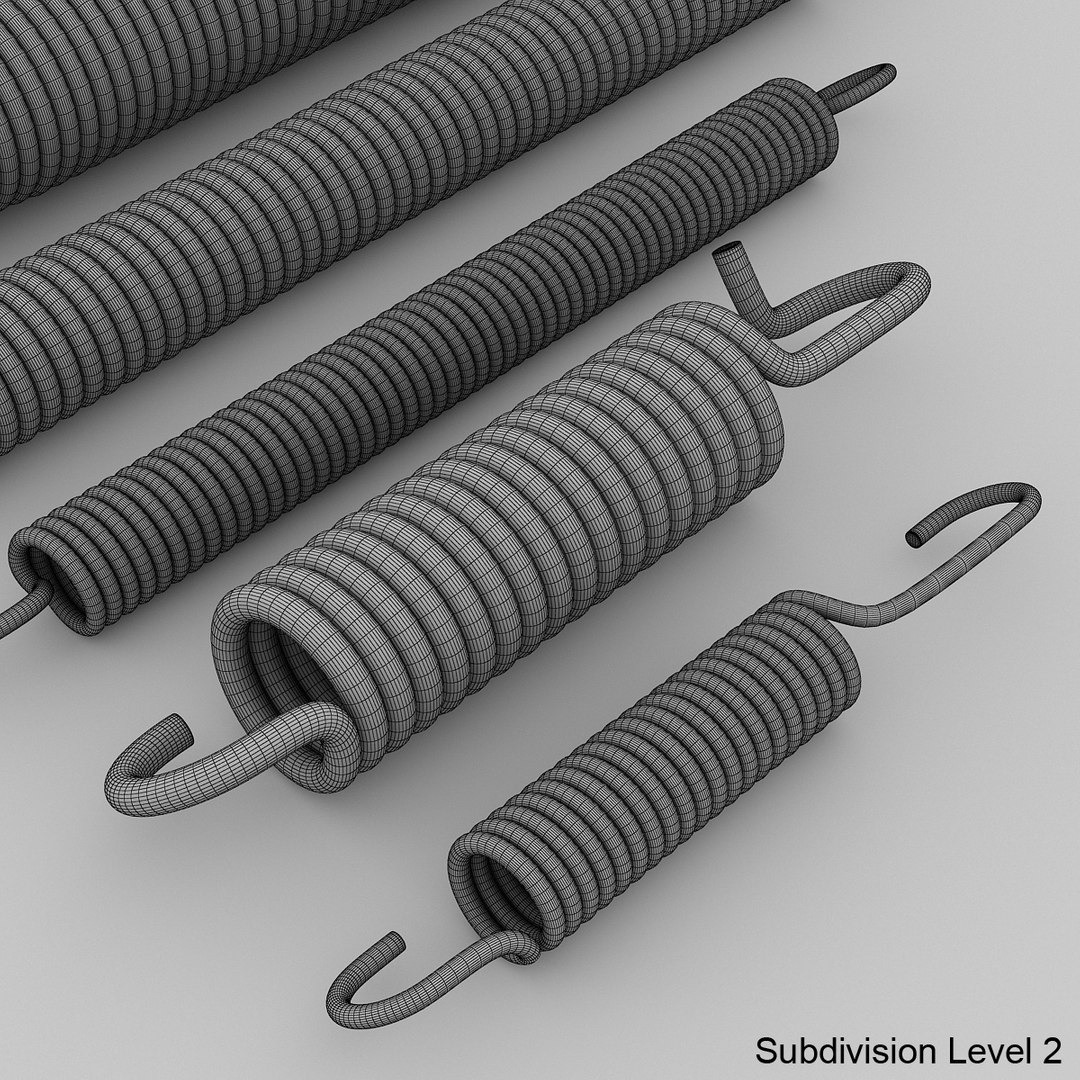 3d Model Spring Metal
