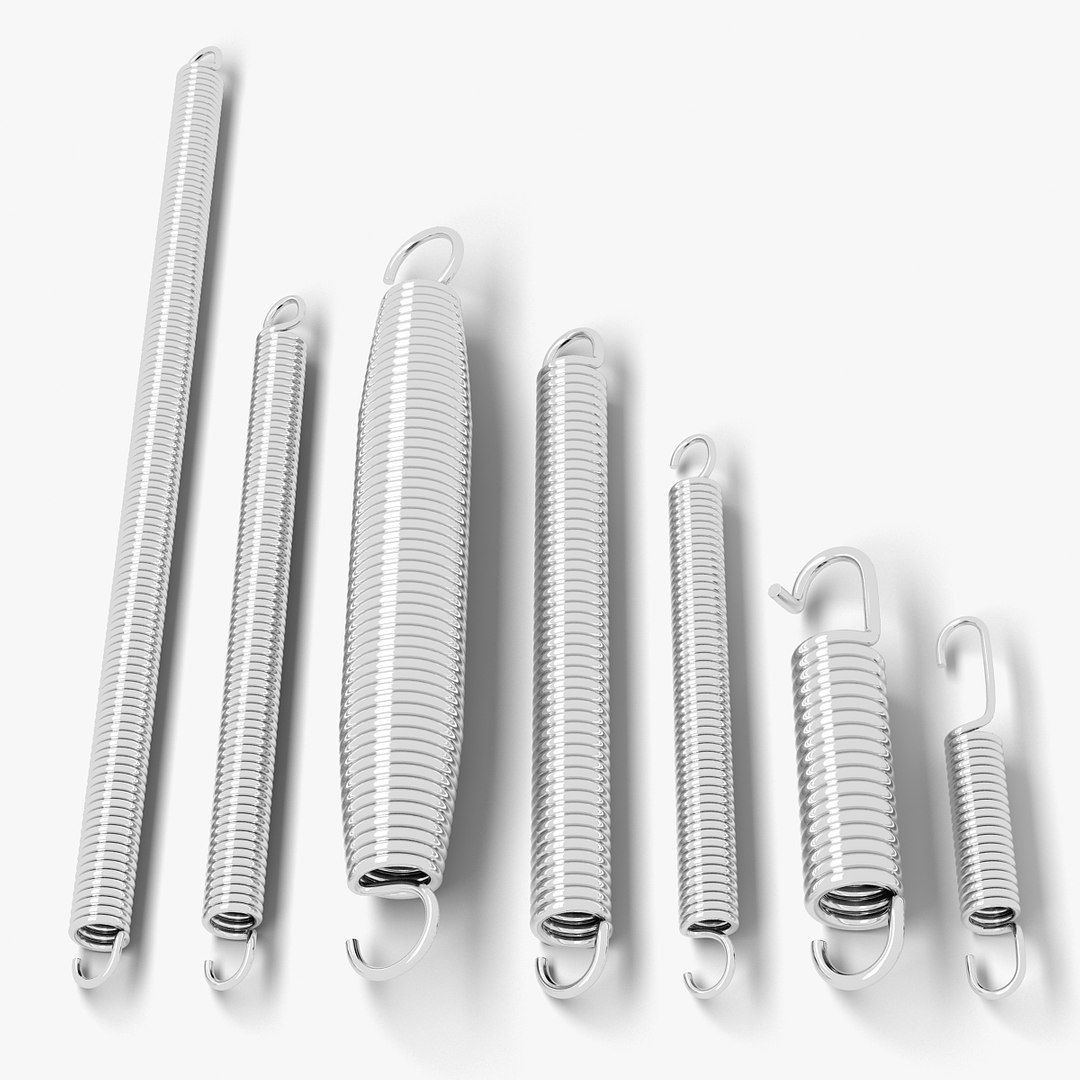 3d Model Spring Metal
