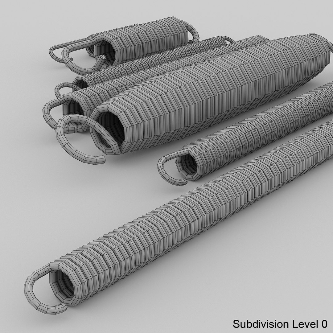 3d Model Spring Metal