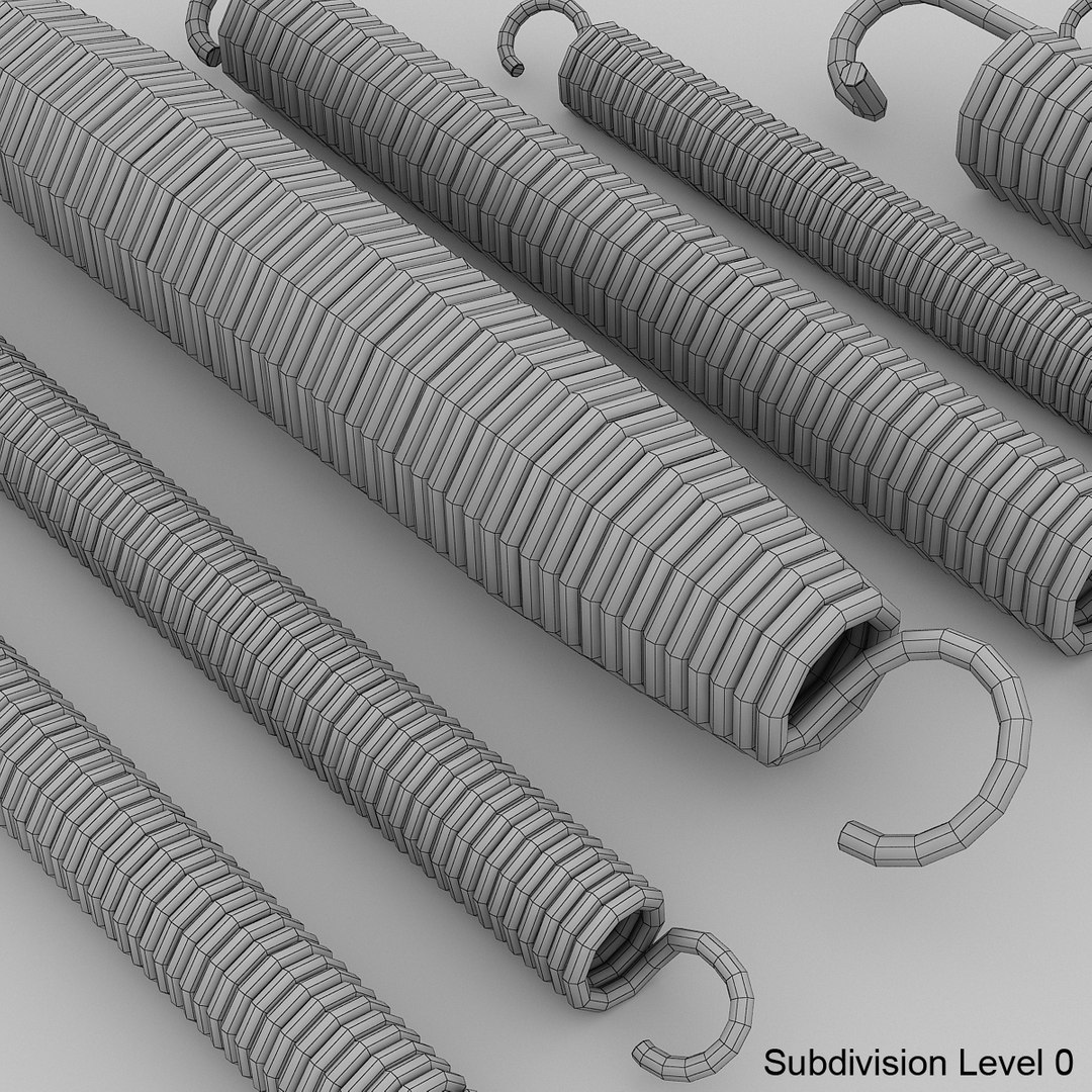 3d Model Spring Metal