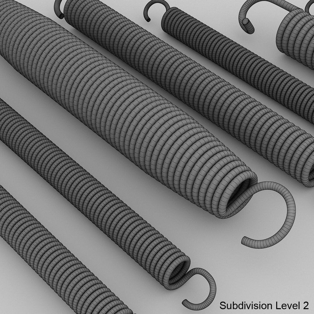 3d Model Spring Metal