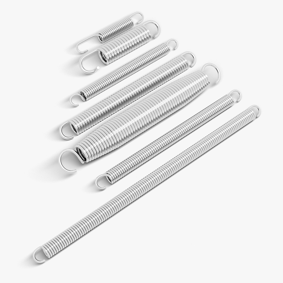 3d Model Spring Metal