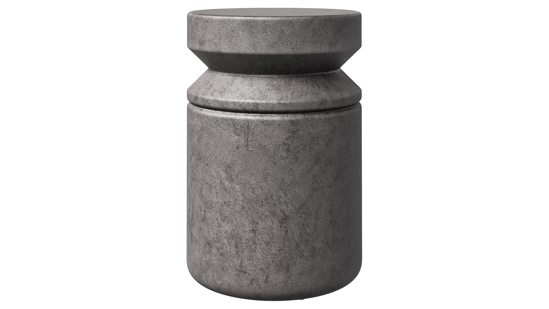 3D Restoration Hardware Java Concrete Side Tables Drum And Spool ...