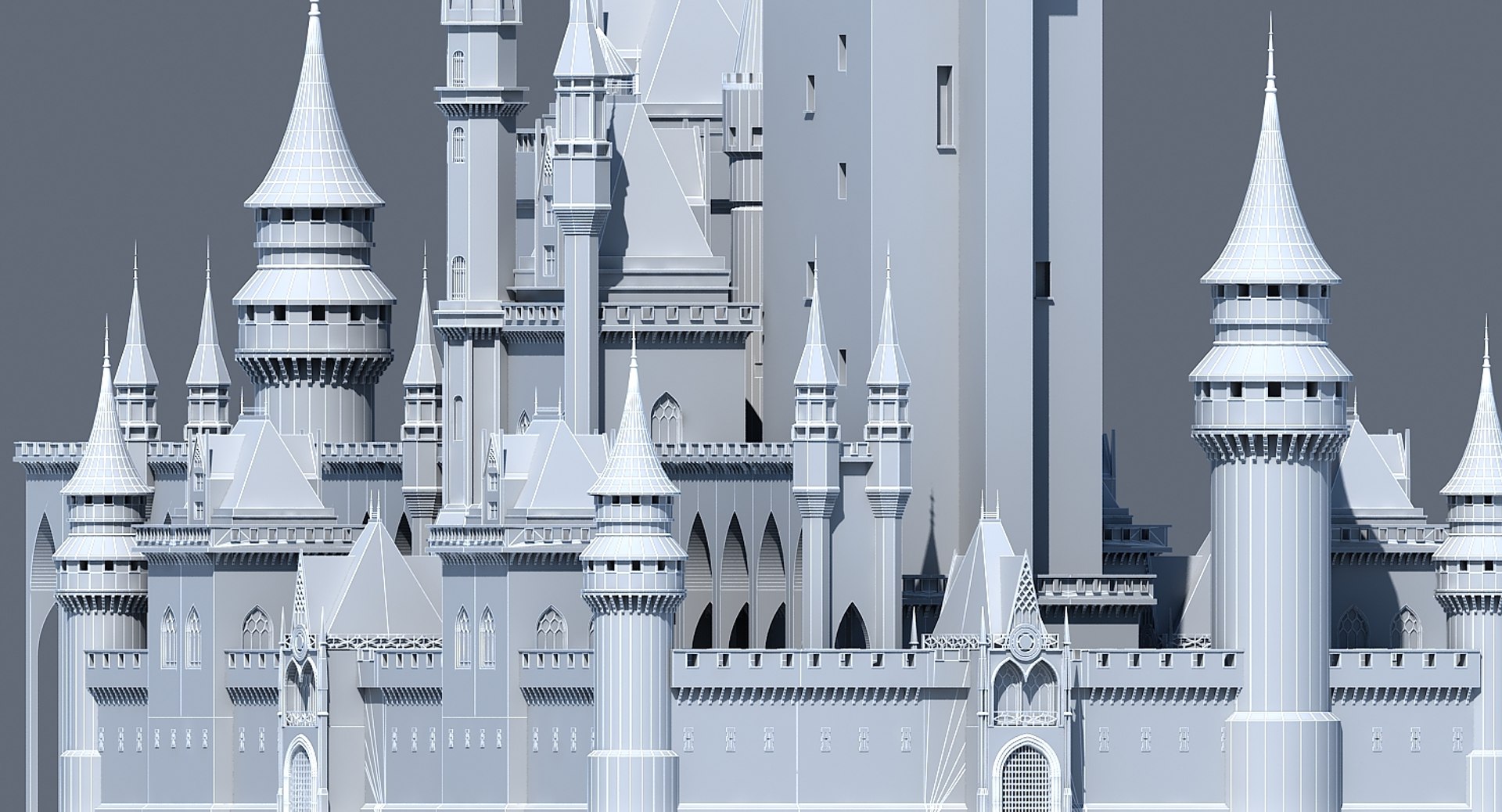 3D Fantasy Castle Model - TurboSquid 1432846