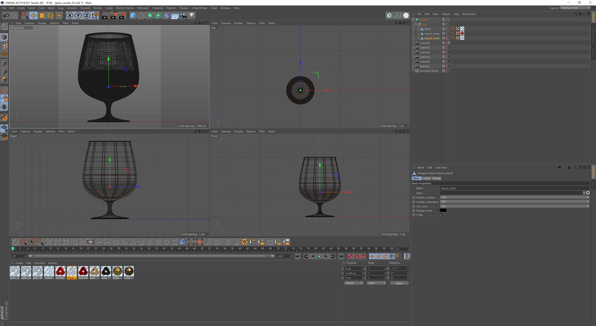 Glass Liquid 3D Model - TurboSquid 1419958