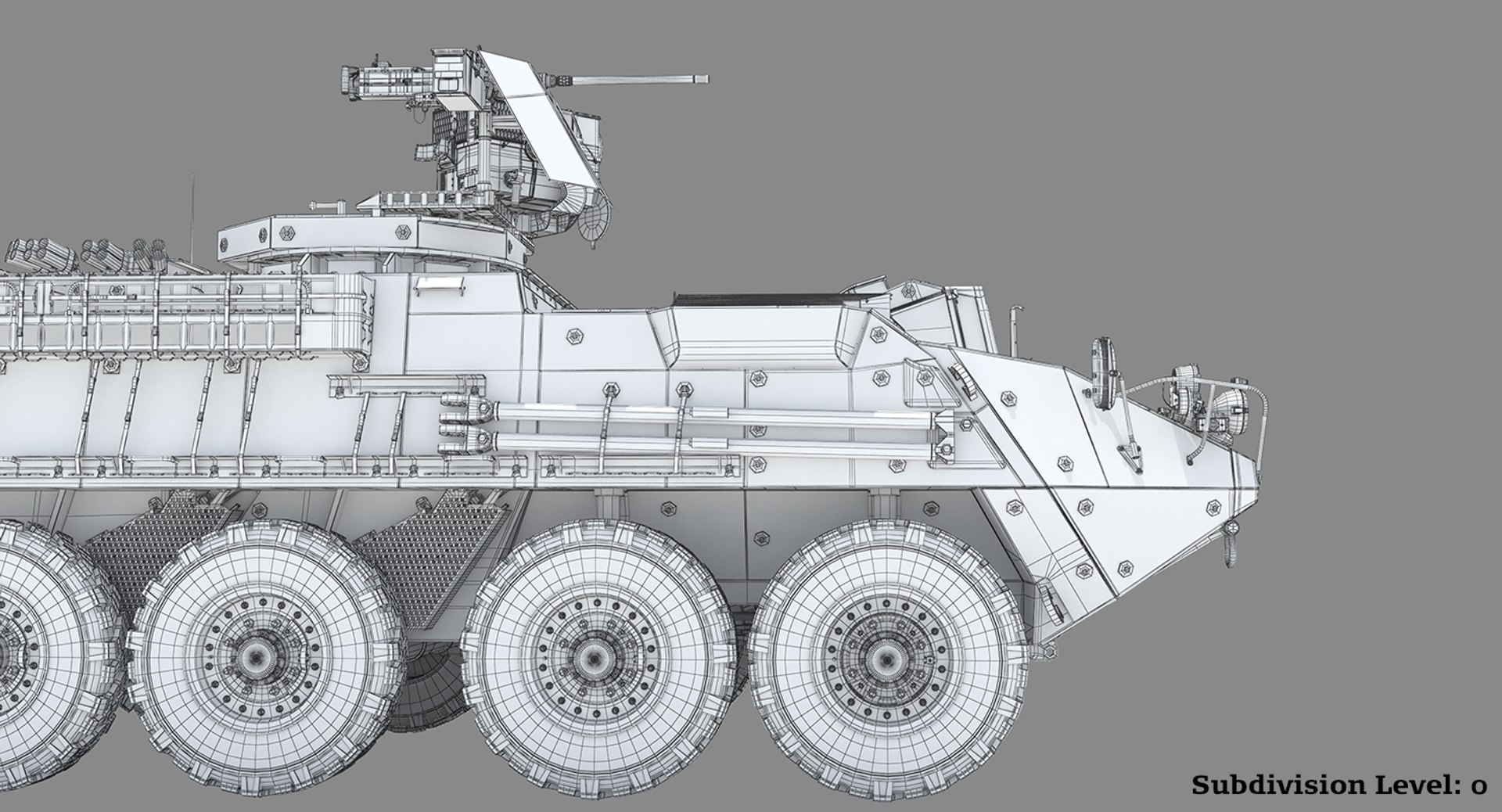 3d m1127 reconnaissance vehicle model