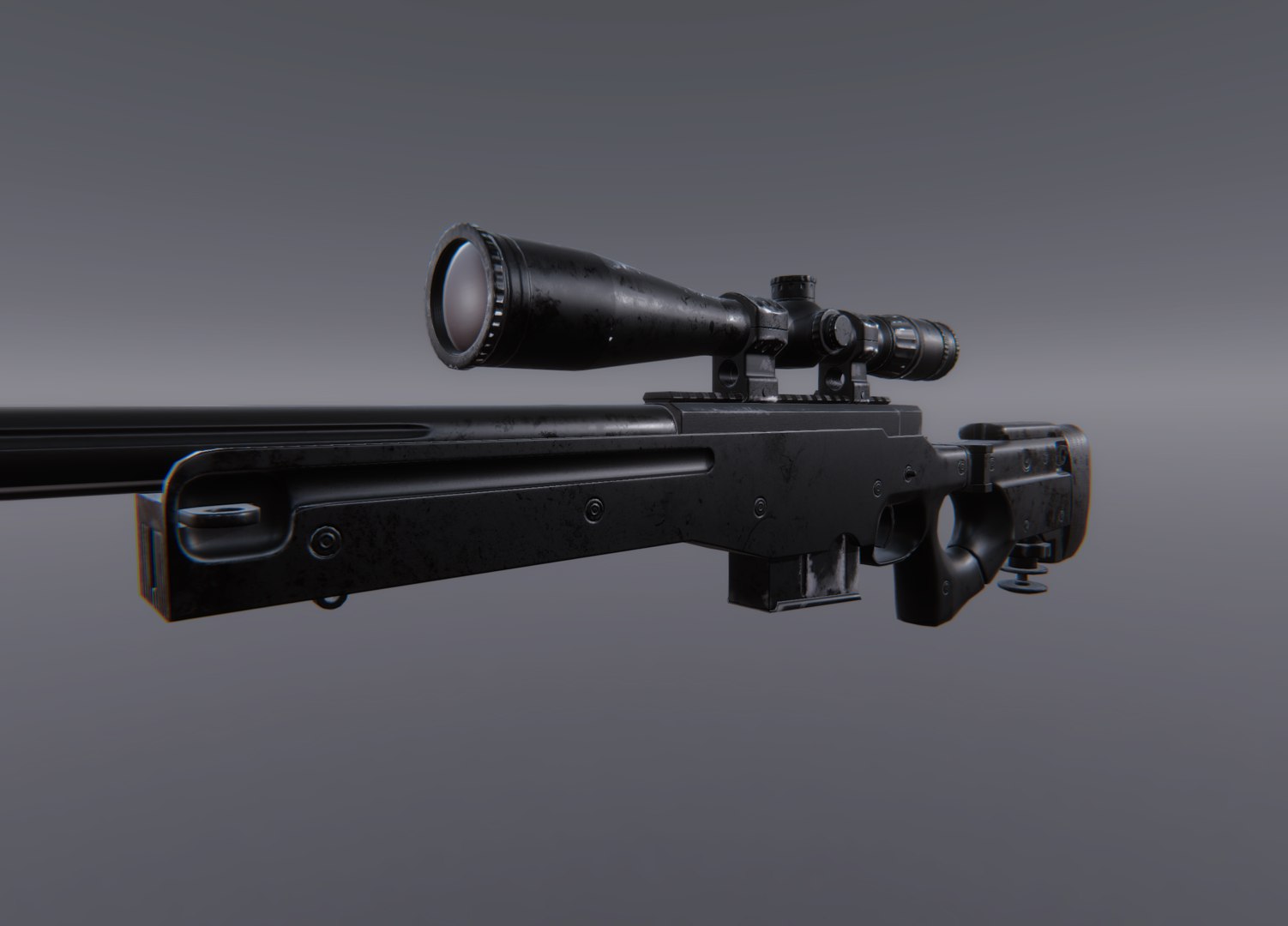 L115A3 - AWM Sniper Rifle 3D Model - TurboSquid 1774528