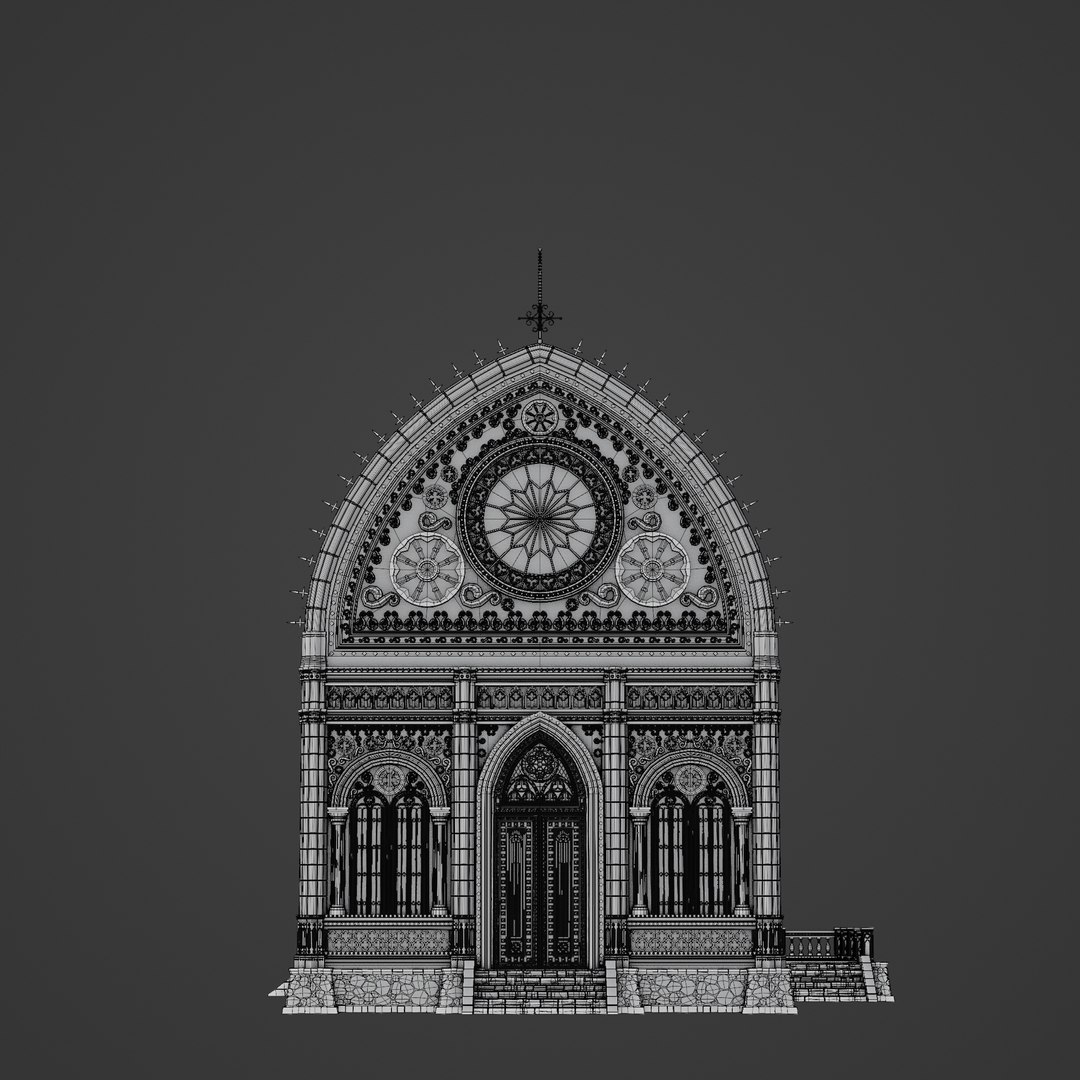 3D GOTHIC MODULAR BUILDING 2 - TurboSquid 2315004