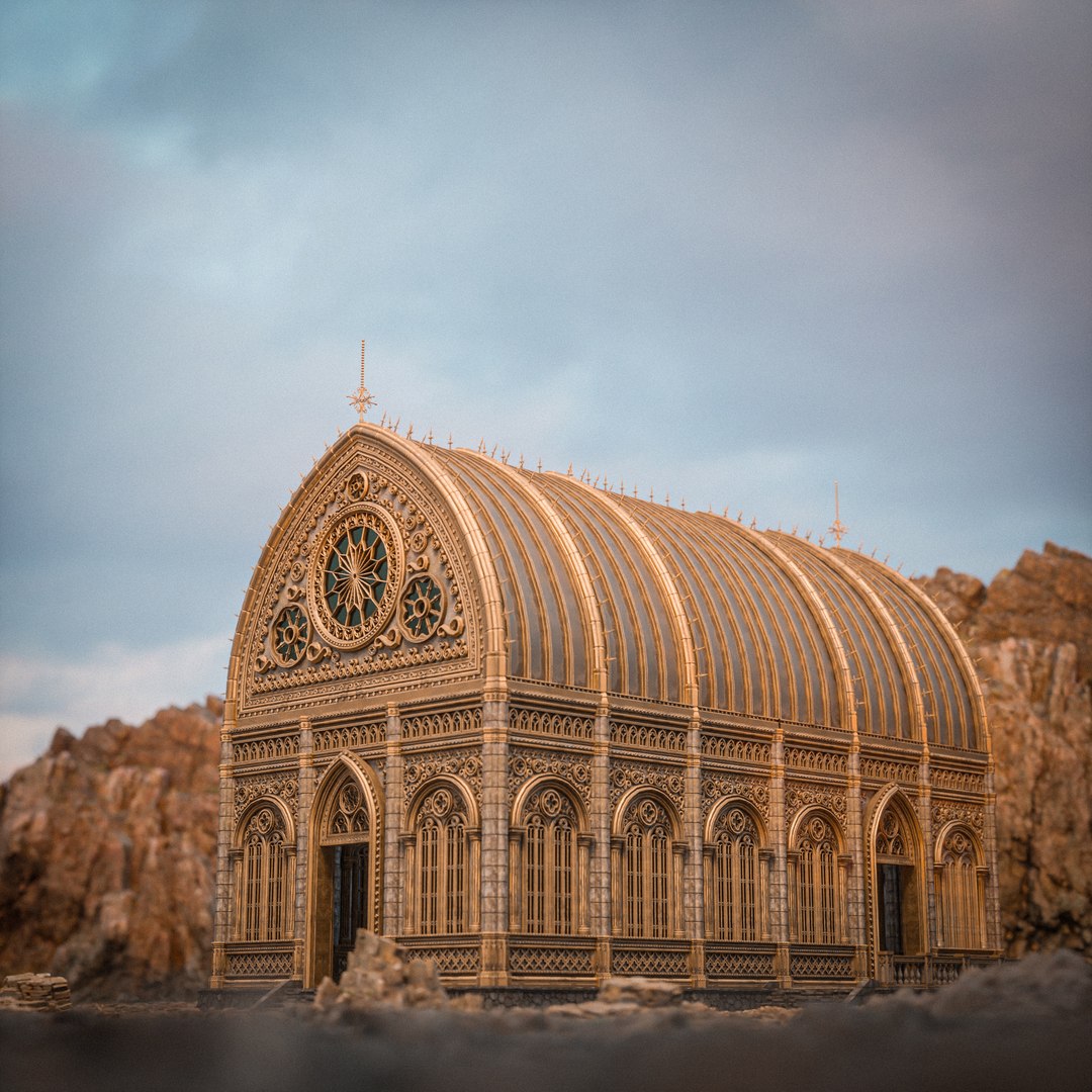 3D GOTHIC MODULAR BUILDING 2 - TurboSquid 2315004