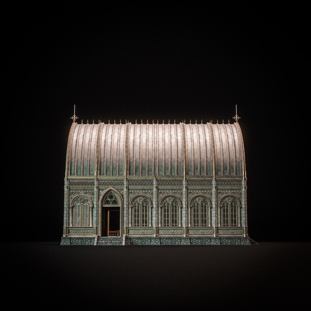 3D GOTHIC MODULAR BUILDING 2 - TurboSquid 2315004