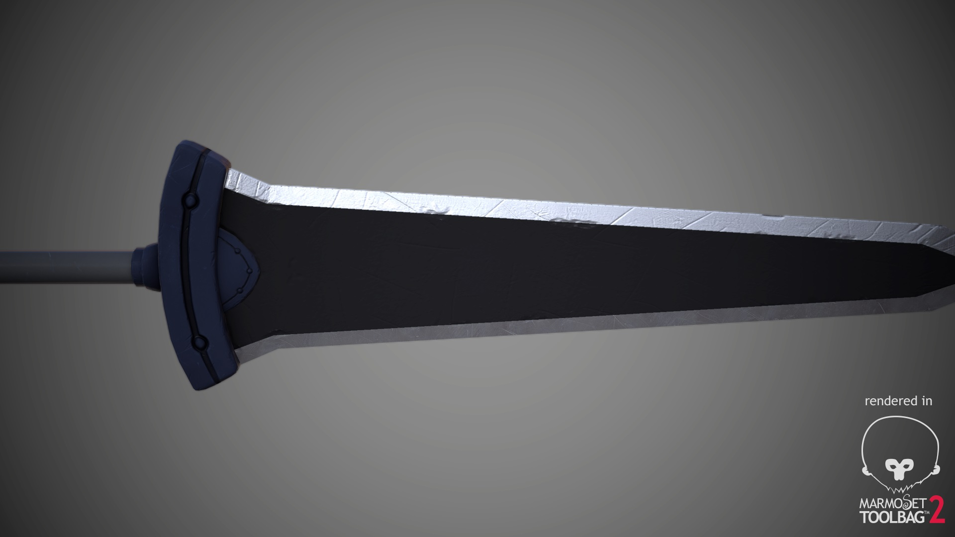 Kirito Spriggan Sword 3d Model