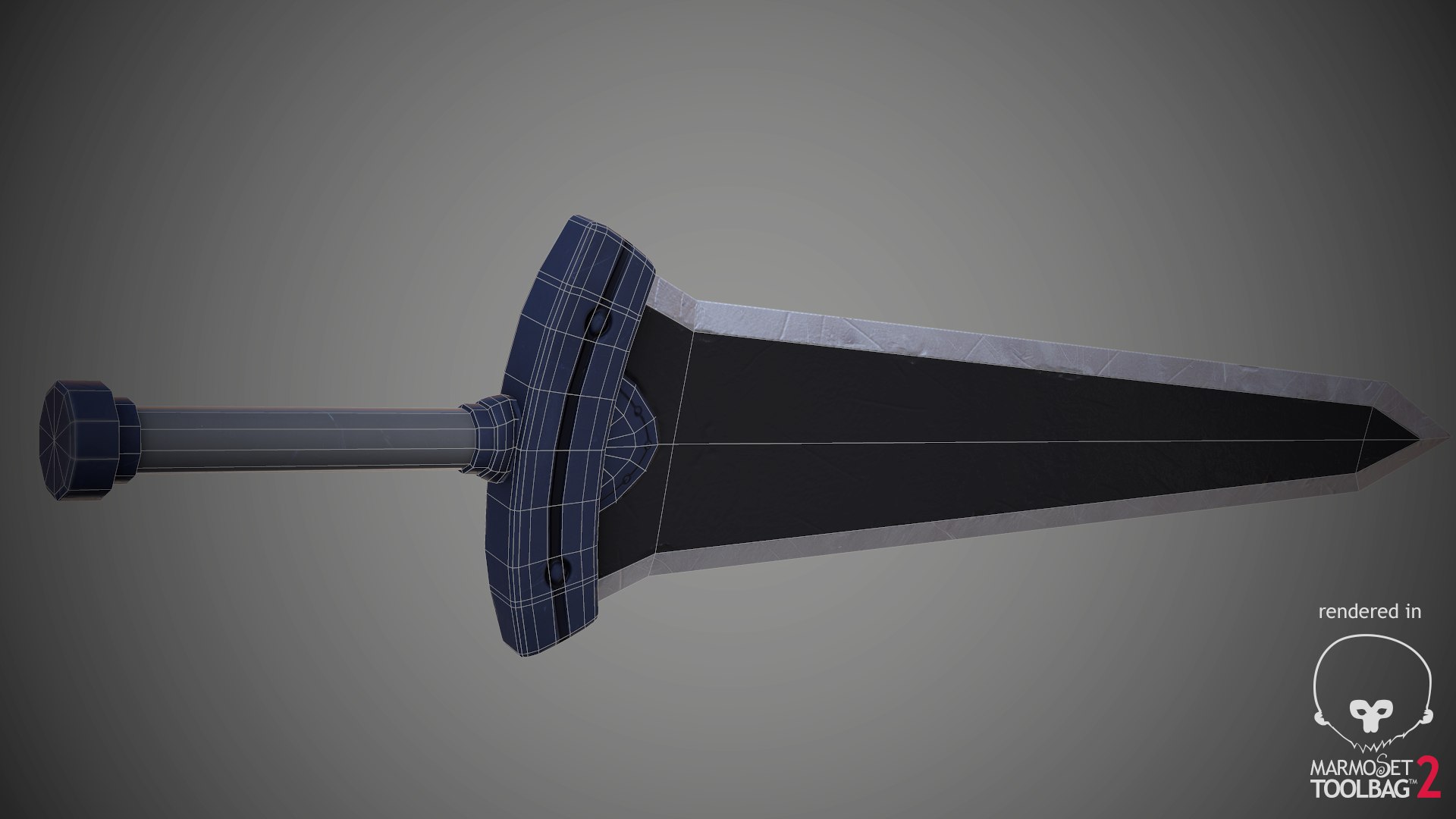 Kirito Spriggan Sword 3d Model