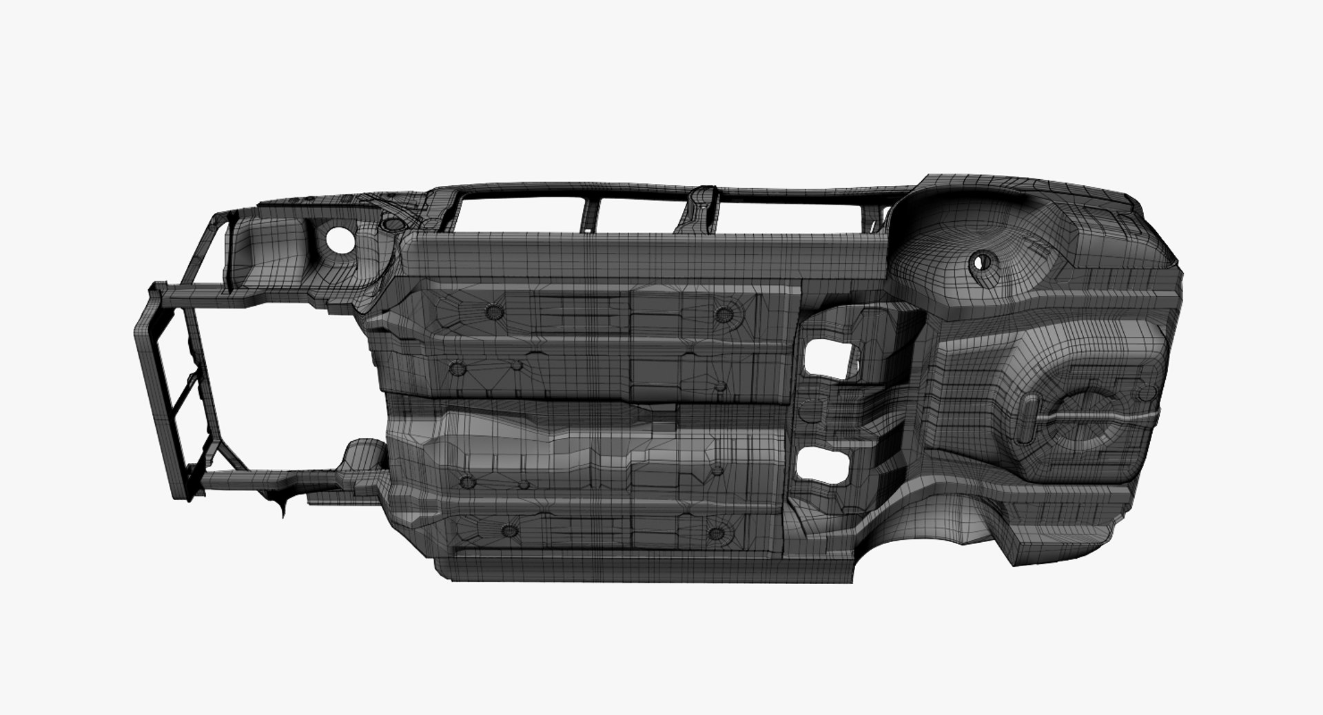 Car Body Frame 3D Model - TurboSquid 1156746