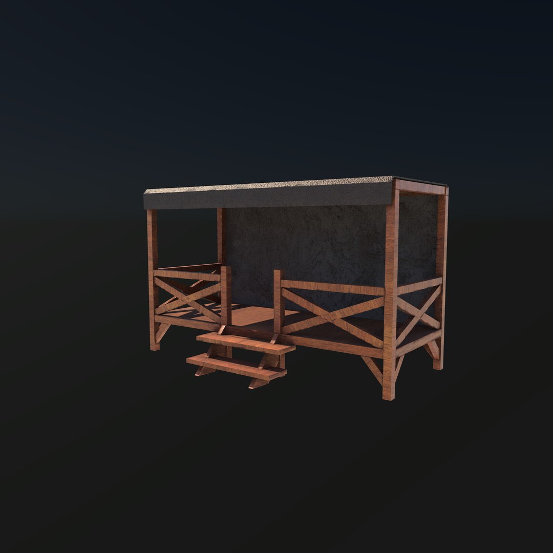 Market Stand 3D Model 3D Model - TurboSquid 2344973