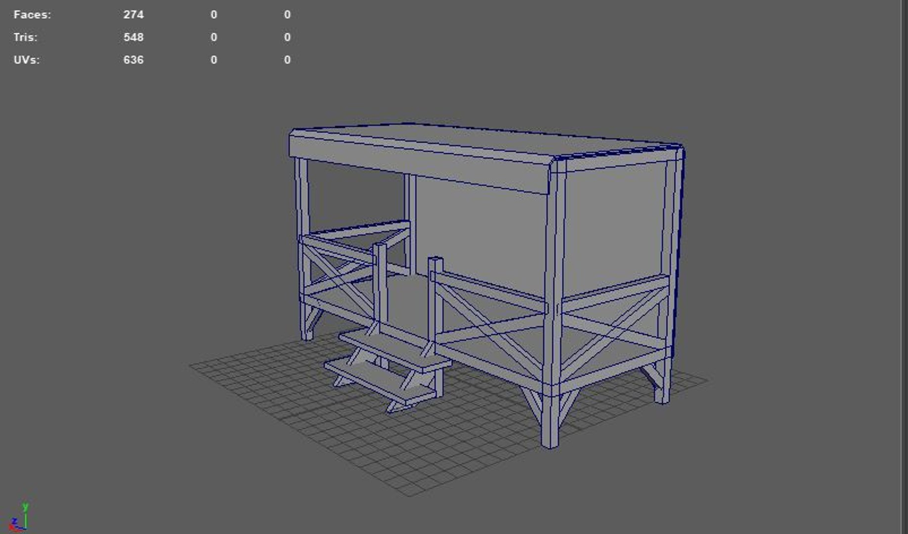 Market Stand 3D Model 3D Model - TurboSquid 2344973