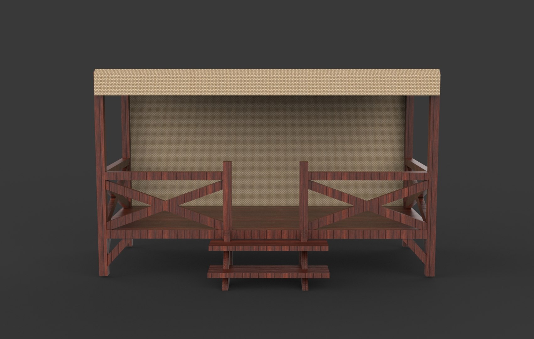 Market Stand 3D Model 3D Model - TurboSquid 2344973